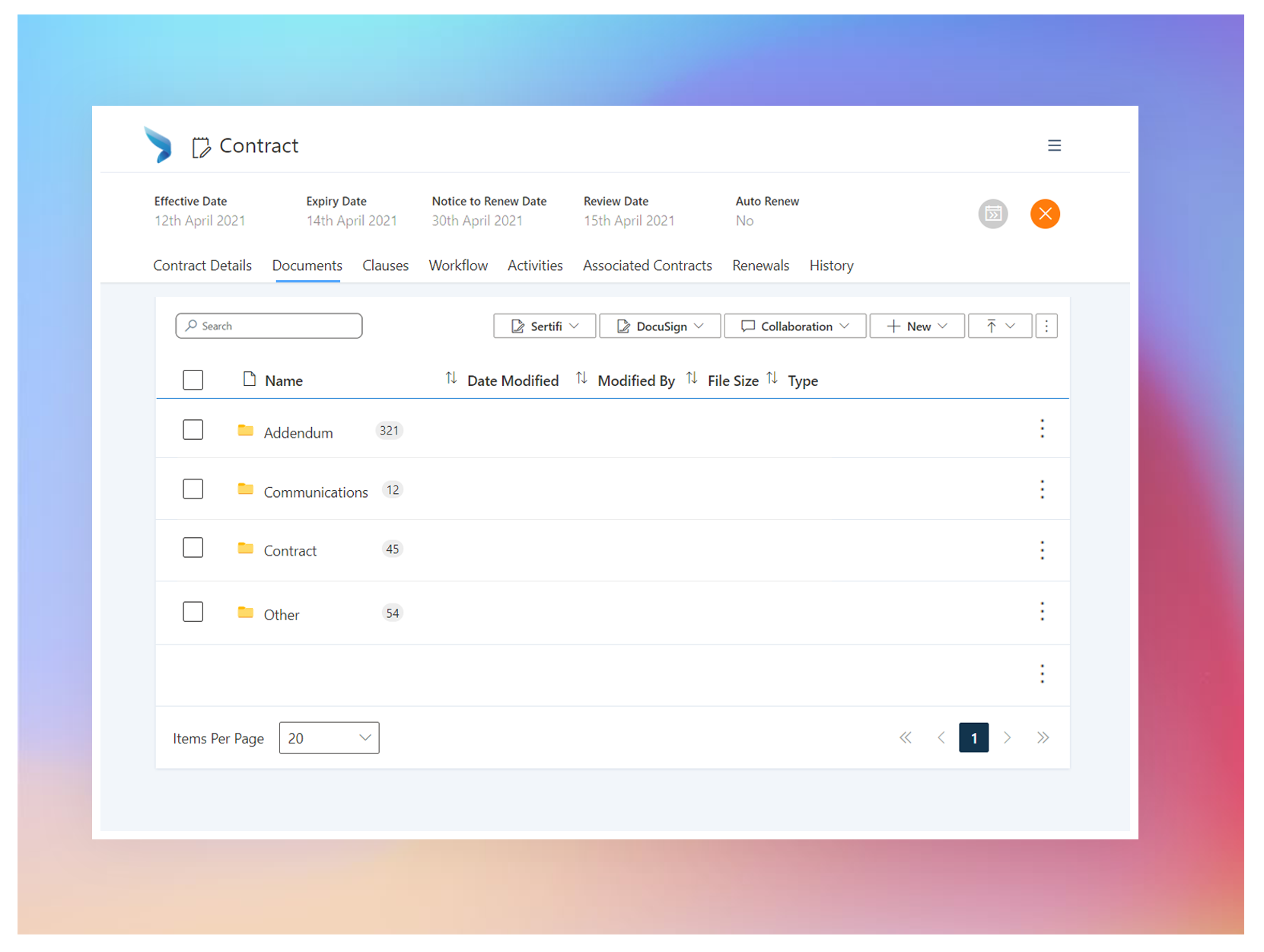 Contract Lifecycle Management Software - CLM | Dock 365