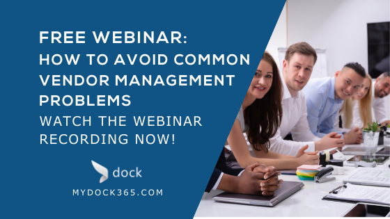 Free Webinar | How to Avoid Common Vendor Management Problems